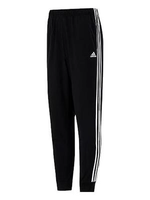 Adidas 3s Jog Tp Tri Stripe Splicing Bundle Feet Sports Pants/trousers/joggers Autumn - Black