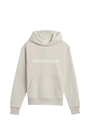 Adidas X Pharrell Humanrace Logo Hoodie 'aluminium - Grey