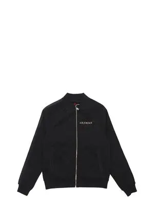 JORDAN Air Athleisure Quilted Stand Collar Jacket - Black