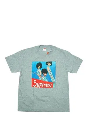 Supreme Fw18 Group Tee Heather Printing Short Sleeve Gray - Grey