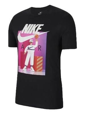 Nike Printing Short Sleeve 'airman Futura - Black