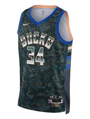Nike Giannis Antetokounmpo Nba Basketball Jersey - Blue