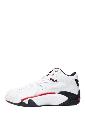 FILA Jamball Mid Basketball Sneakers - White/black