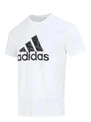 Adidas Camo Short Sleeve Tee - White
