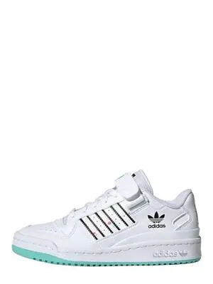 Adidas Originals Forum Low J Sneakers - White/black/blue