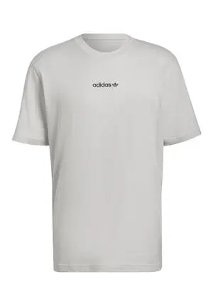 Adidas Originals Logo Printing Round Neck Pullover Short Sleeve White - Multi-color