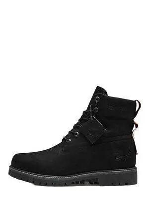 Timberland 6 Inch Treadlight Waterproof Rebotl Lace-up Boots - Black/red