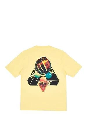 PALACE Sans Ferg T-shirt With Graphic Back Logo - Yellow