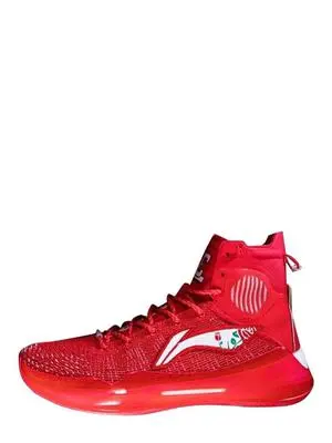 LI-NING Yushuai 13 Premium Hi Athletic Sneakers - Red