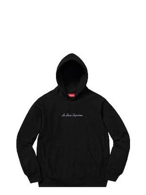 Supreme Ss19 Le Luxe Hooded Sweatshirt - Black