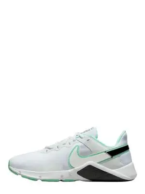 Nike Legend Essential 2 Low Top Training Sneakers - White/green/black