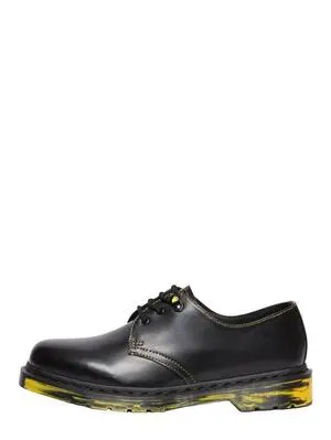 Dr. Martens Dr. Martens 1461 Marbled Sole Leather Oxford Shoes Black