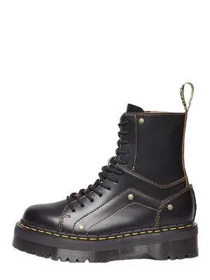 Dr. Martens Jadon Decon Platform Leather Boots - Black