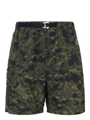 Nike X All-over Print Trail Shorts - Multi-color/green