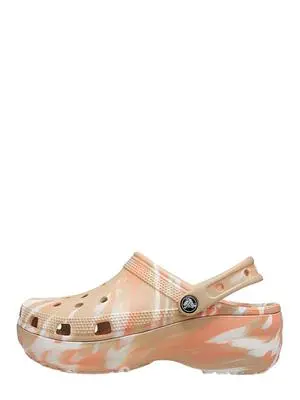 CROCS Crocs Classic Platform Clog - Marbled Print Default Colorway