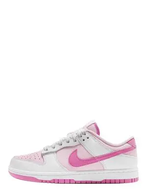 Nike Dunk Low Lace Up Sneakers - Pink Foam/white