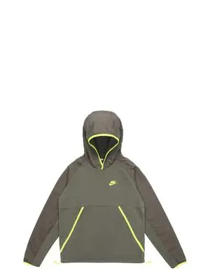 Nike Logo Print Hooded Long Sleeve Windbreaker - Default Color