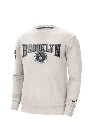 Nike Nba Brooklyn Nets Alphabet Pattern Fleece Pullover - Multi-color