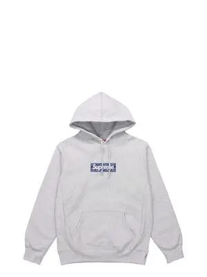 Supreme Supreme Bandana Box Logo Hooded Sweatshirt Grey