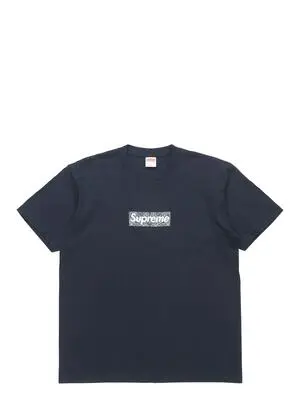 Supreme Supreme Fw19 Week 17 Bandana Box Logo Tee Navy Blue