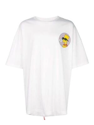 Off-White Off-White Bart Simpson Oversize Short Sleeve T-Shirt White