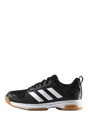 Adidas Ligra Indoor Gum Sneakers - Black
