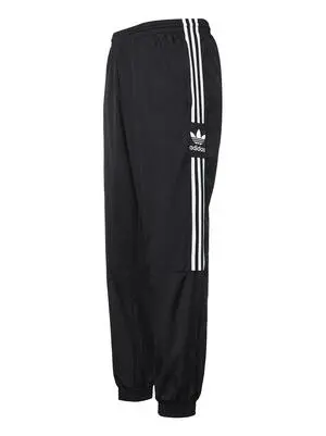Adidas Originals Lock Up Track Pants Classic Stripe Sports Long Pants - Black