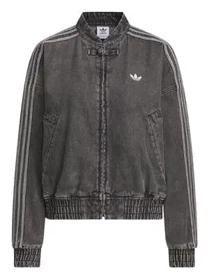 Adidas Ctt Jersey Jacket - Medium Black Denim