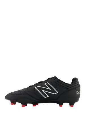 NEW BALANCE 442 V2 Pro Fg Soccer Cleats - Black/silver/red