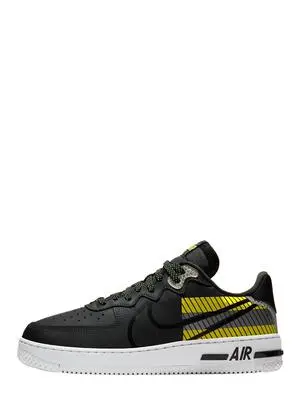 Nike 3m X Air Force 1 React Lx "anthracite Volt" Sneakers - Anthracite/black/volt