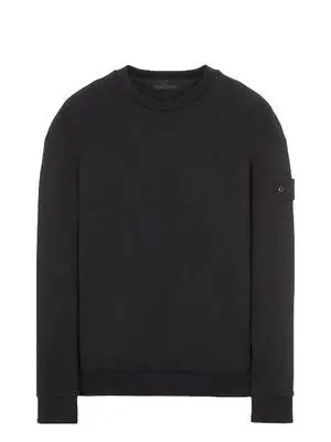 Stone Island Ghost Crewneck Sweatshirt - Black
