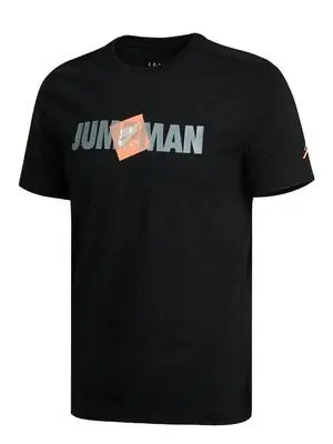 Nike As J Jmc Ss Hbr Ctn Crew - Black