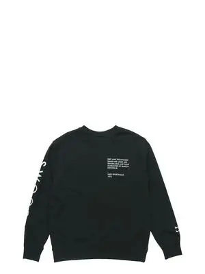Nike Swoosh Athleisure Crewneck Sweatshirt - Black