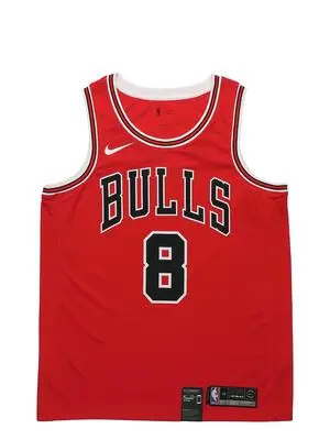 Nike Nba Chicago Bulls Zach Lavine Fan Edition Jersey - Red