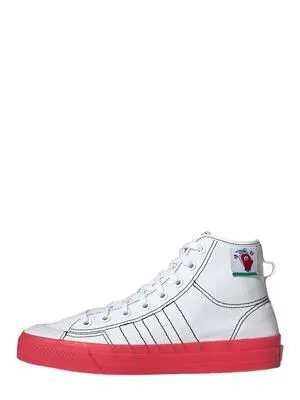 Adidas Nizza Hi Rf Sneakers - White/red