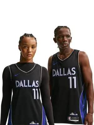 Nike Dallas Mavericks City Edition Kyrie Irving Nba Swingman Jersey - Black/navy