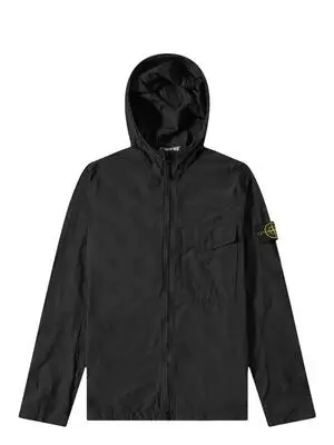 Stone Island Naslan Light Hooded Overshirt - Black