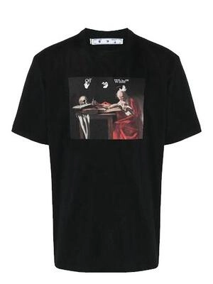 Off-White Caravaggio Short-sleeve Over Tee - Black