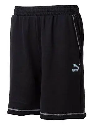 PUMA Logo Shorts - Black/white