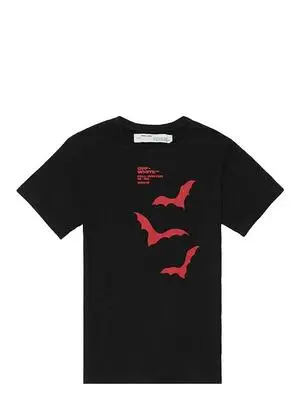 Off-White Printing Short Sleeve Ordinary Version - Black