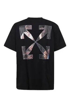 Off-White Caravaggio Angel Print Oversized T-shirt - Black
