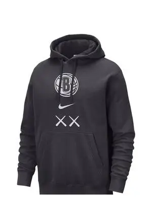 Nike X Kaws X Brooklyn Nets City Edition Hoodie - Black