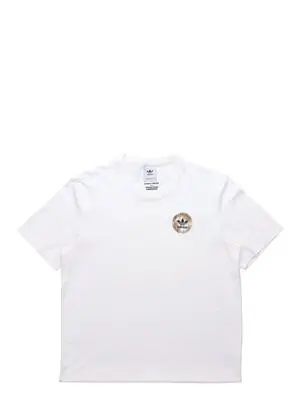 Adidas Originals Artist Tee Ss Pattern Printing Sports Male - White