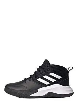 Adidas Ownthegame K Wide J Mid-top Basketball Shoes - Black