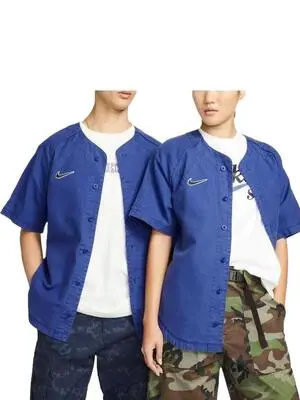 Nike Embroidered Short Sleeve Shirt - Default Color