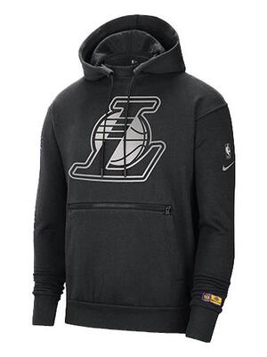 Nike Nba Los Angeles Lakers Team Logo Knit Fleece Hoodie - Default Color