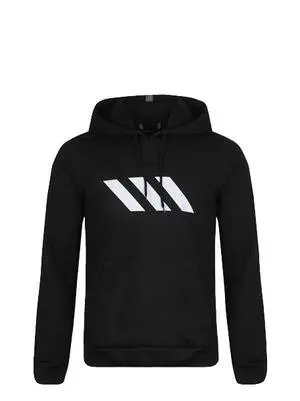 Adidas Basketball Casual Sports Pullover Hoodie - Black