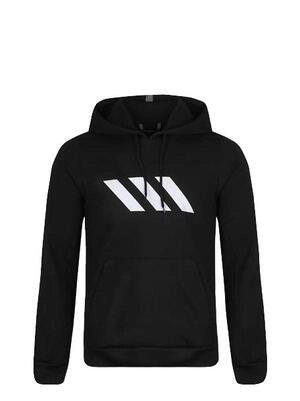 Adidas Basketball Casual Sports Pullover Hoodie - Black