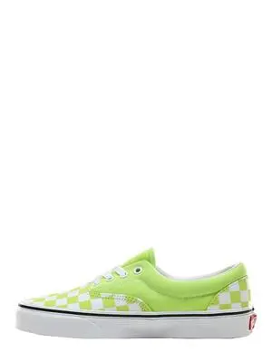 VANS Era Checkerboard Low Top Sneakers - Green/white