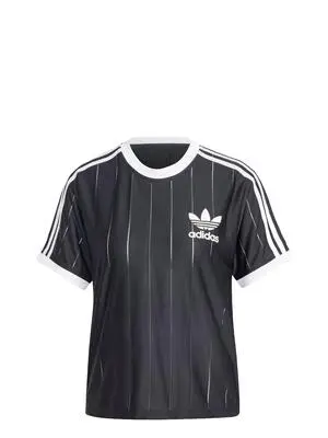 Adidas Adicolor 3-stripes Pinstripe T-shirt - Black